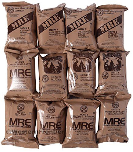 2018 Ultimate Mre Case A And Case B Bundle 24 Meals With 2018 Inspection Date Military Surplus