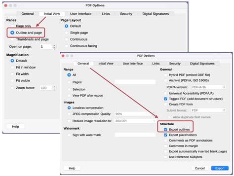 PDF UX Bookmarks PDF Association