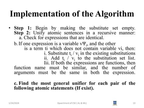 Ai3391 Artificial Intelligence Session 27 Inference And Unificationpptx