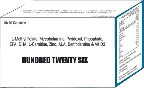 L Methyl Folate Mecobalamine Pyridoxal Phosphate Epa Dha L Carnitine Zinc Ala Benfotiamine And Vit