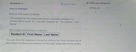 Question 2 How To Attempt Write An Sql Query Studyx