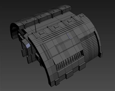 Sci Fi Build 3d Model 50 Fbx Free3d