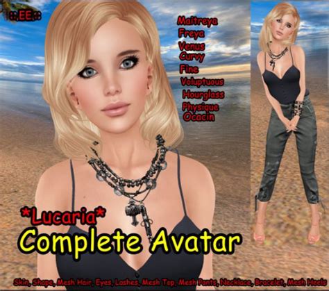 Second Life Marketplace Ee Complete Avatar Lucaria