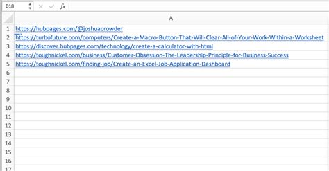 Create A Button In Excel To Open Multiple Hyperlinks Hubpages