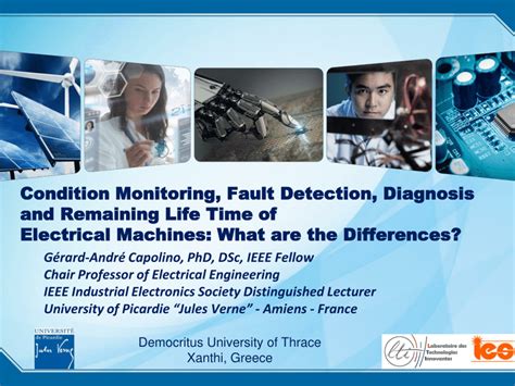 Pdf Condition Monitoring Fault Detection Diagnosis And Remaining Life Time Of Electrical