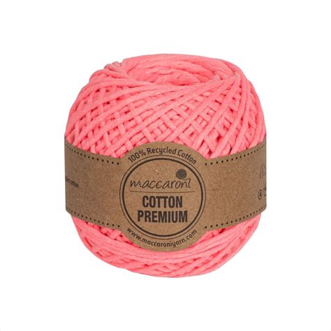 Maccaroni Neon Macrame Yarn Cotton Premium 1 Mm Grandado
