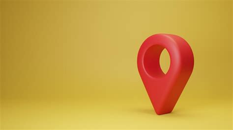 Premium Photo Red 3d Render Location Pin Icon Map And Gps Navigation Marker Illustration