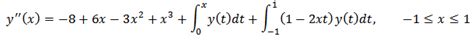 Integral Collocation Approximation Methods For The Numerical Solution
