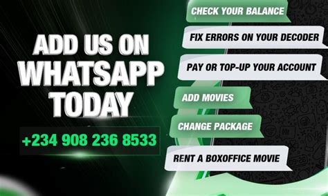 How To Manage Your DStv Account Via WhatsApp Self Service SocietyNow