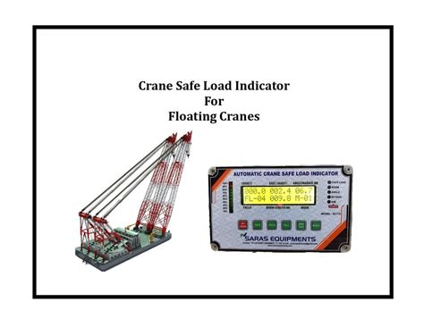 Mild Steel Sli Safe Load Indicator For Floating Cranes For Industrial