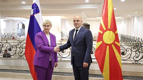 Средба на премиерот Ковачевски со словенечката претседателка Наташа Пирц Мусар Youtube