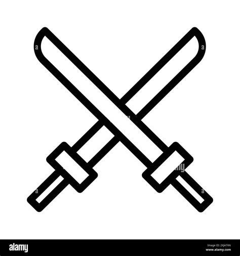 Xifos Icon Set In Thin Line Outline Style And Linear Vector Sign Stock Vector Image And Art Alamy