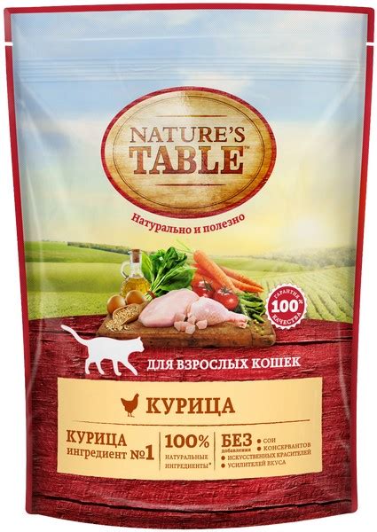 Корм для кошек Nature's Table Курица | отзывы
