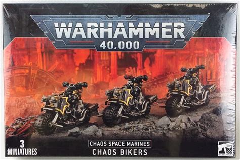 Warhammer 40k Chaos Space Marines Chaos Bikers Level Up Store