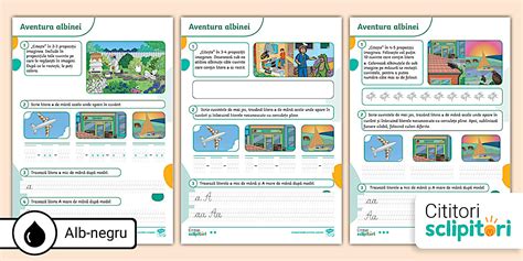 Litera A Fișă De Citire și De Scriere Clasa I