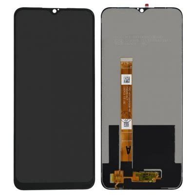 Display Screen For Realme C RMX With Touch Combo Folder Glass Replacement Black