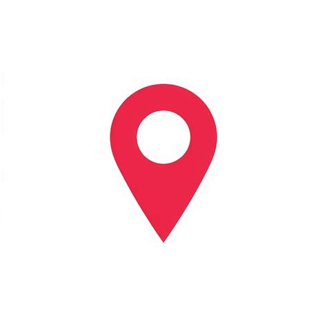A Red Location Pin Commonly Used In Maps And Navigation Apps Premium Ai Generated Vector
