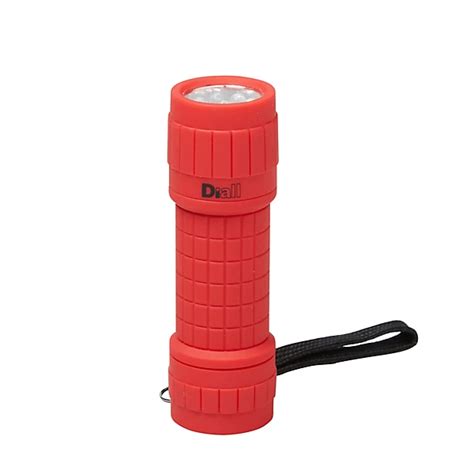 Diall Red 27lm Led Battery Powered Compact Torch