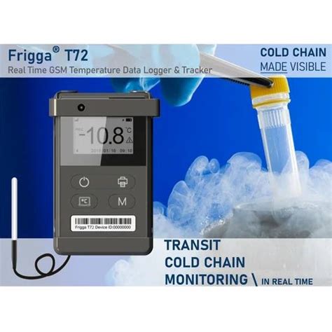 Frigga T Real Time Temperature Data Logger For Dry ICE At Global Positioning System