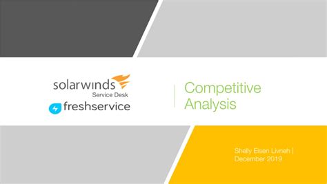 Take Home Assignment For Product Marketing Manager Role At Solarwinds