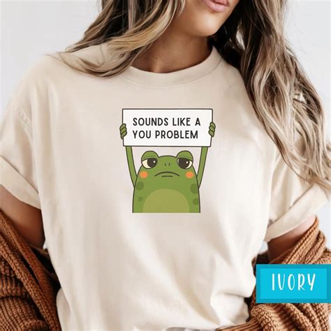 Grumpy Frog Meme Tee T For Introvert Funny Sarcastic T Shirt