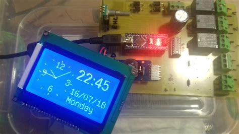 Adjusting Clock On Monochrome Display St Arduino Tehniq