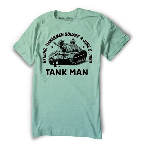 Tank Man Shirt Tiananmen Square T Shirt Democracy Freedom Chinese