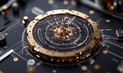 Superconducting Quantum Qubit With Glowing Circuits Stock Image Image Of Energy Intelligence