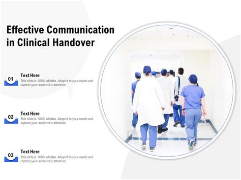 Effective Communication In Clinical Handover Ppt PowerPoint Presentation Id