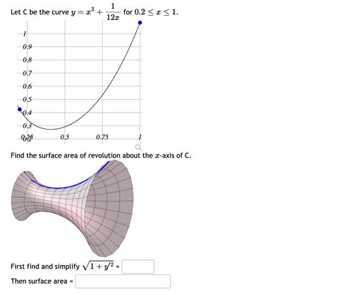 solved let c be the curve y x3 12x1 for 0 2≤x≤1 find the