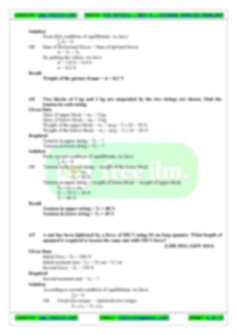 SOLUTION Numericals Related To Parallel Forces Resolution Of Force Torque Couple Centre Of Mass