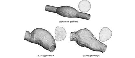 The Meshes On The Solid Fluid Interfaces And On The Outlet Surfaces Of Download Scientific