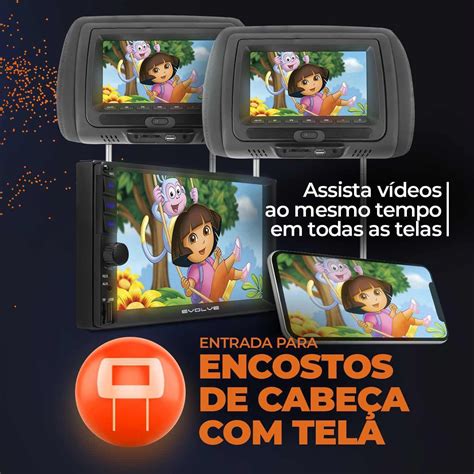 Central Multimídia Palio Strada Siena Idea Prata Multilaser Evolve Gp348 Espelhamento Android