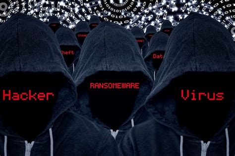 Premium Photo Computer Criminal Hackers With Binary Code And Cyber