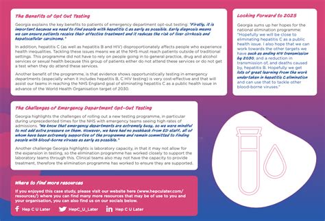Hepatitis C Testing In The Nhs Case Study Fab Nhs Stuff