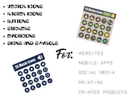 create custom vector and raster icons by senoden fiverr