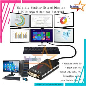 Jual Multiple Monitor Display USB Multiviewer Extend Up To Monitor EX Jakarta Pusat