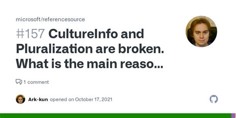 cultureinfo and pluralization are broken what is the main reason for