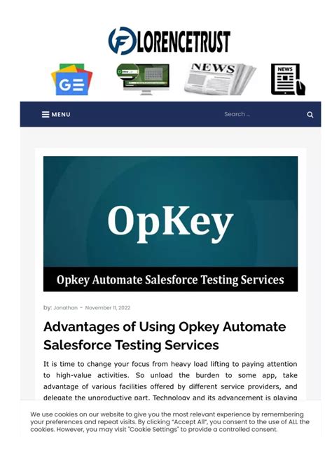 ppt advantages of using opkey automate salesforce testing services