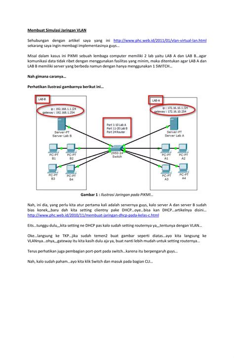 13 Membuat Simulasi Jaringan Vlan Pdf