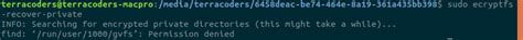 ubuntu recovering encrypted files with ecryptfs util the first byte