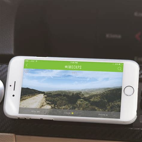 휴대 전화 화면 디자인을 모의 Psd Uidownload