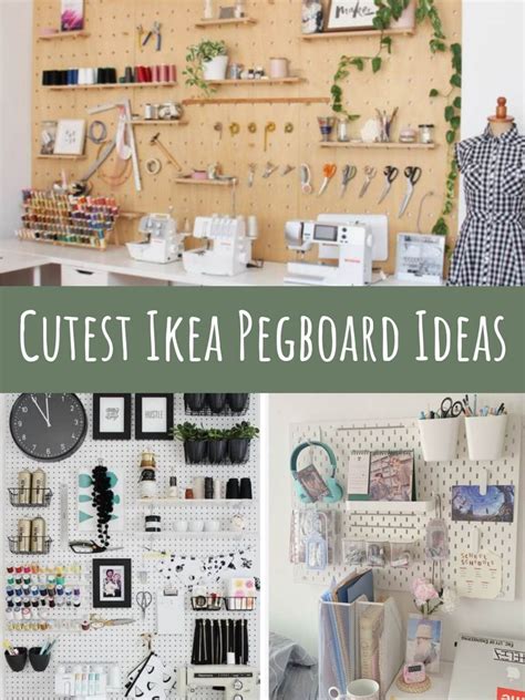 33 Best Ikea Pegboard Ideas For Storage Pink Pop Design