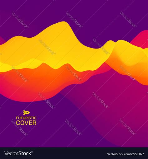 Abstract Background Dynamic Effect Futuristic Vector Image