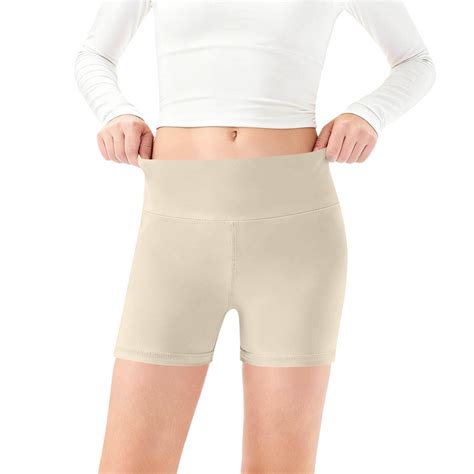 Atoguta Yoga Shorts Girls Cartwheel Breathable And Safety Biker Under