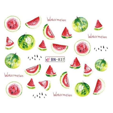 12 Designs Nail Art Sticker Slider Water Decals Su Grandado