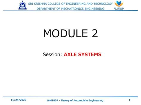 Front And Elliot Axle Pptx