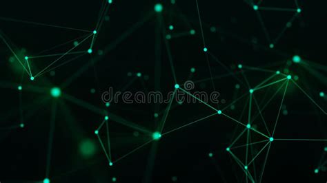 Abstract Background With Connecting Dots And Lines Network Connection Structure Plexus Effect