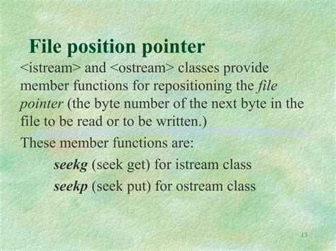 C Files And Streams Ppt