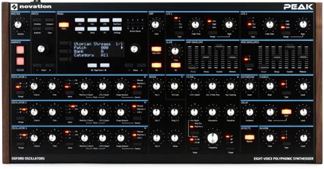 Novation Peak Polyphonic Synthesizer Demo